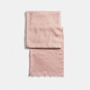 Coach | Accessories | Coach Signature Logo Wrap Scarf Shawl Blush Pink ...